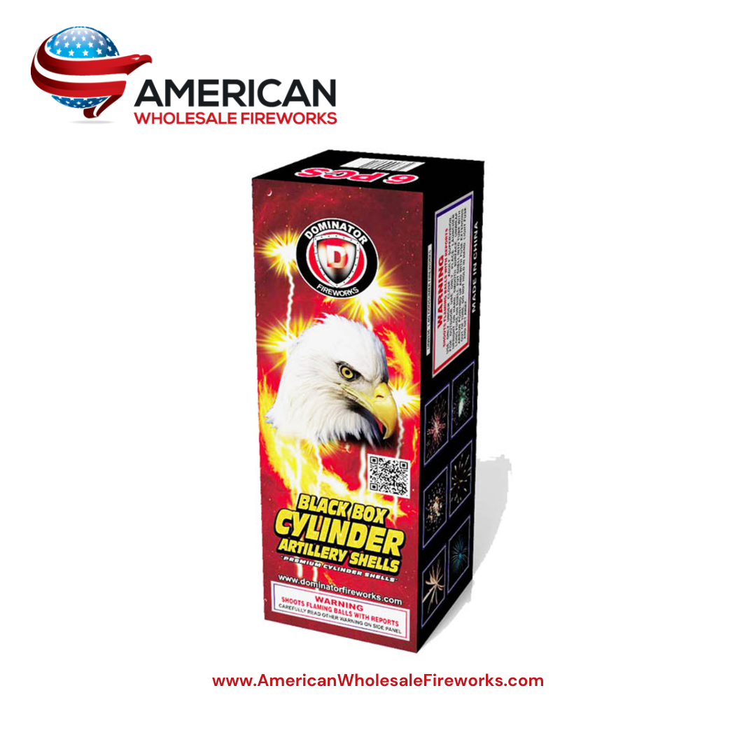 Small Black Box Cylinder Artillery Shells - Reloadable Shell Kit