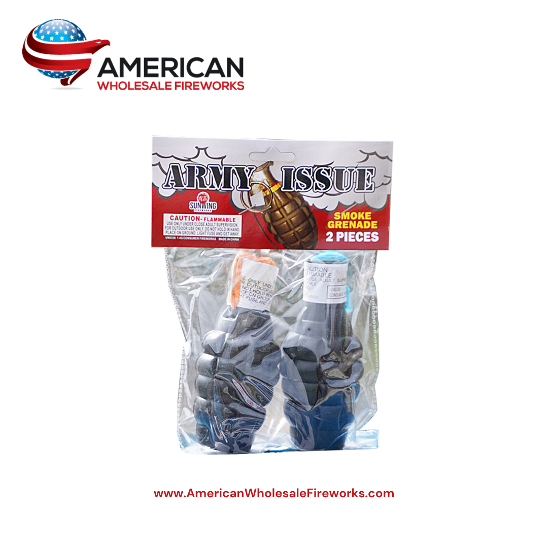 Army Issue Smoke Grenade (Pack of 2) - Smoke