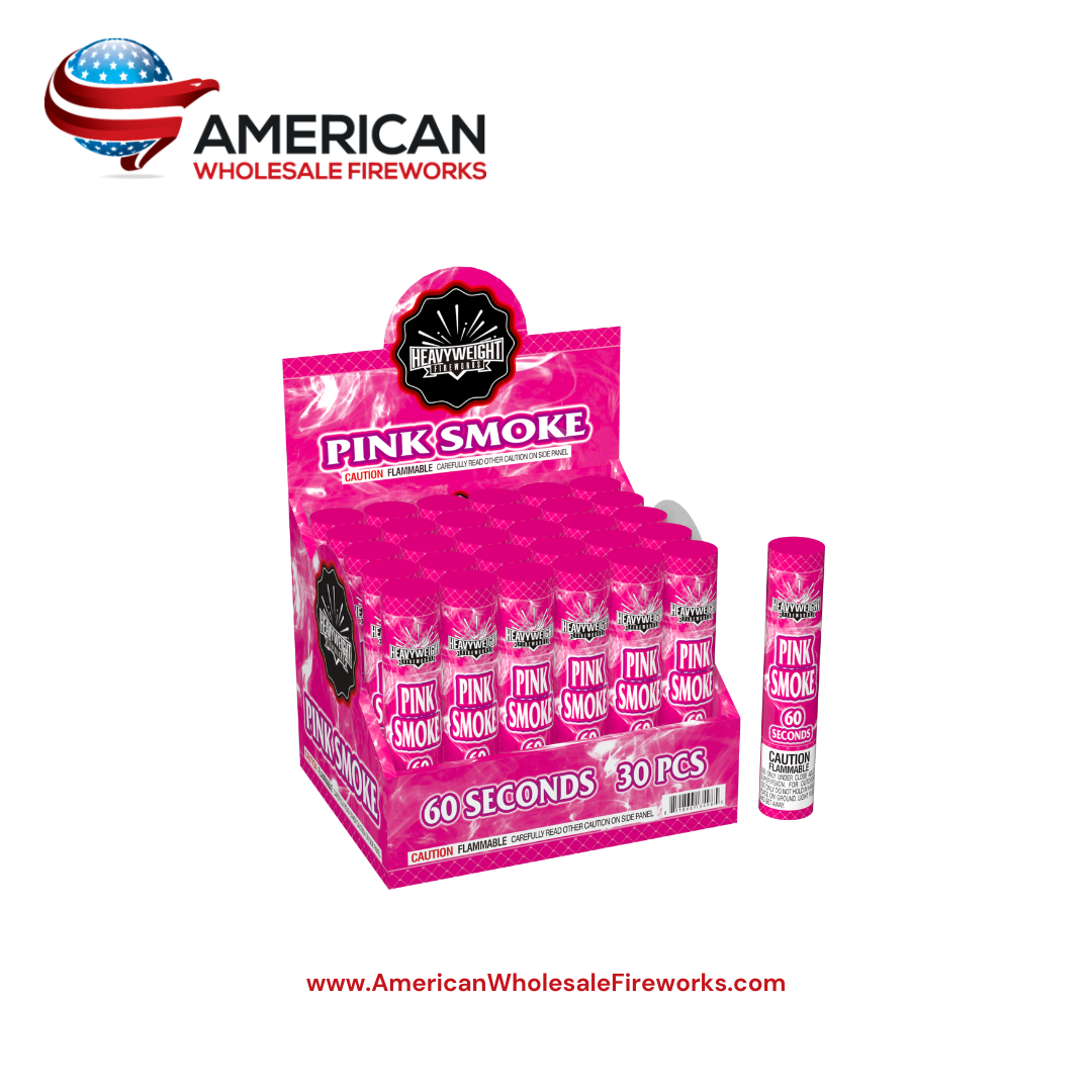 HW Color Smoke Tube - Pink (Single) - Smoke