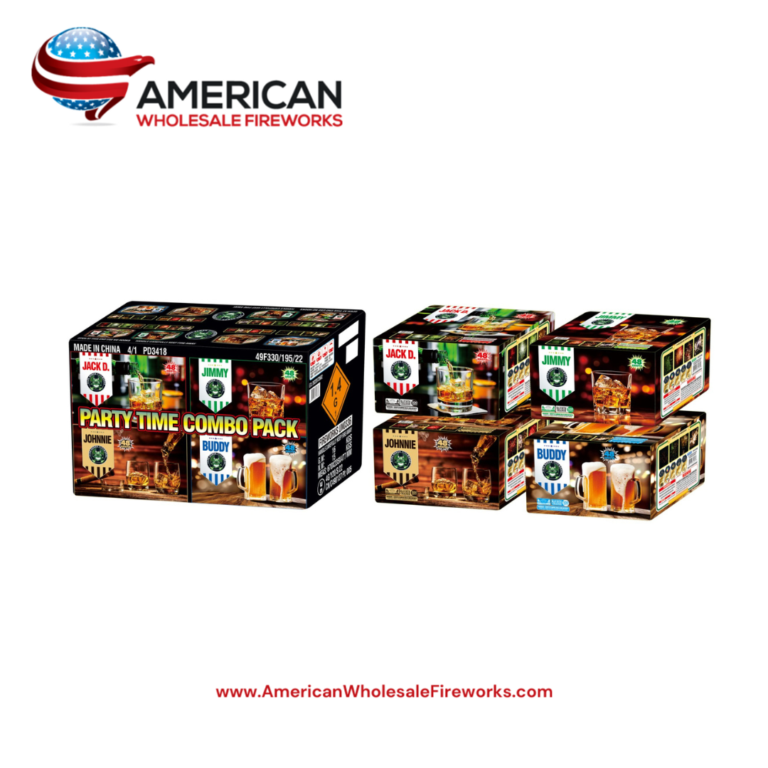 Party Time Combo Pack (Case of 4) - 500 Gram Cake Assortment