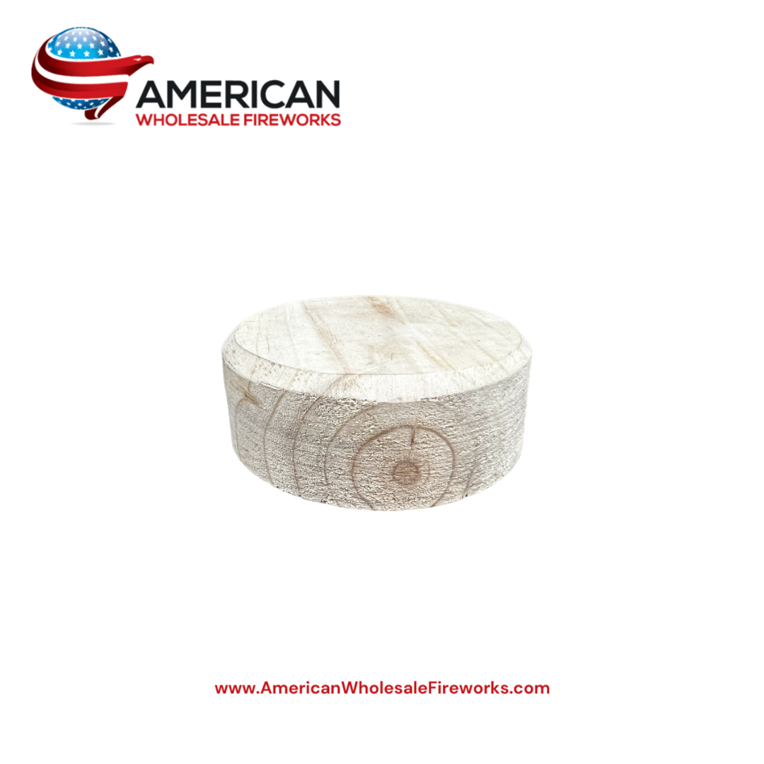 4” Wood Plugs for DR21 HDPE Mortar Tubes (Set of 5)