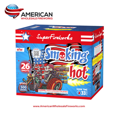 Smoking Hot - Super Fireworks - 500 Gram Cake