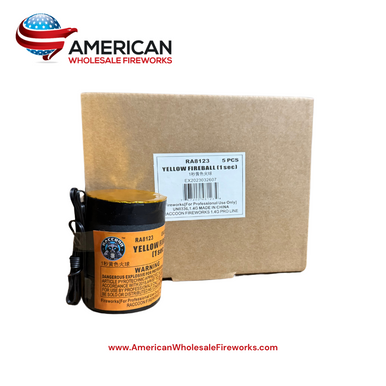 Fireball - Yellow (1 Second) (Sleeve of 5) - 1.4 Pro Fireball