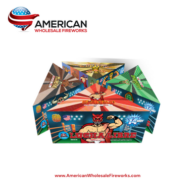 Lucha Libre - Assorted (Case of 4) - 500 Gram Cake Assortment