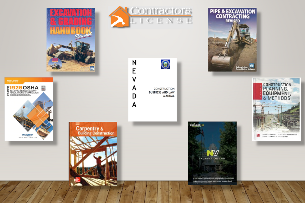 Nevada Contractor Exam Book Set - A-7 Excavating & Grading