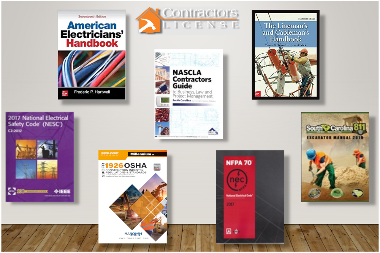 Complete Book Set for the SC Public Utilities Contractor