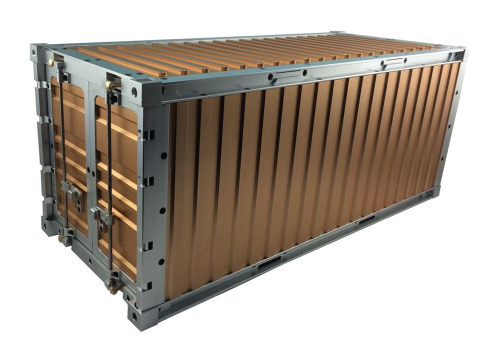 Hercules Hobby 1/14 Scale CNC Aluminum 20 Foot Container (Color: Gun ...