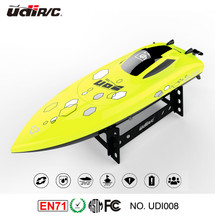 UDI RC UDI008 GALLOP 20-25KM/H 34CM 2.4G RC High Speed Yellow Boat RTR ...