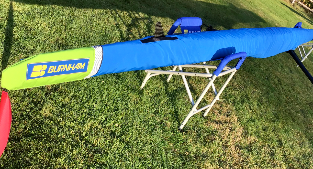 Rowing Shell Covers - Singles - Full Zipper - Burnham