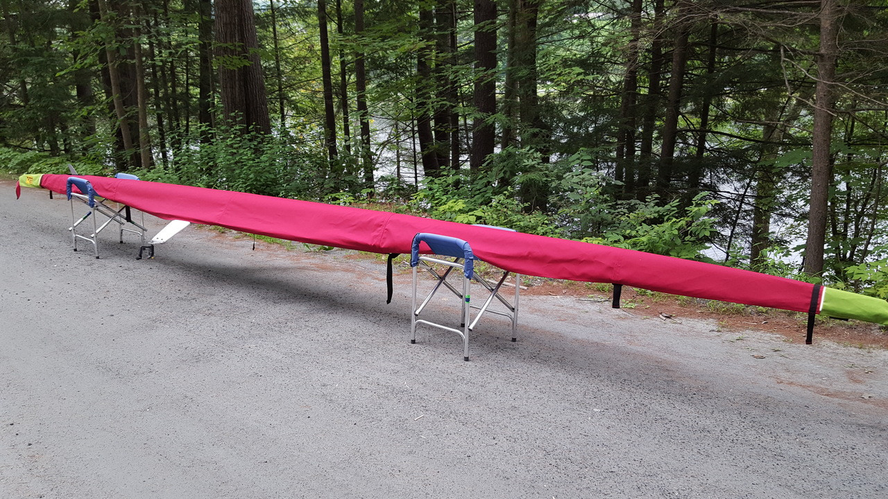 Rowing Shell Covers - Singles - Strap and Buckle - Burnham