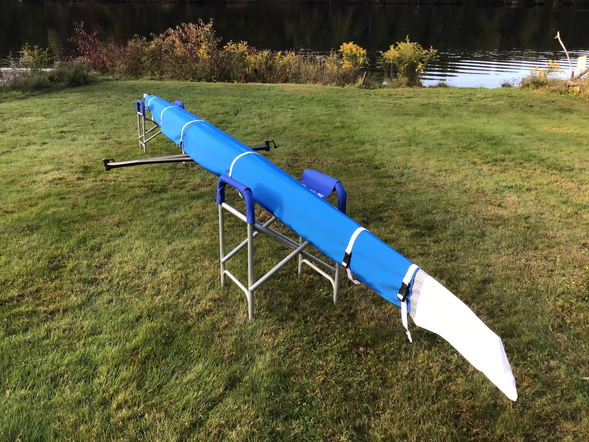 Rowing Shell Covers - Singles - Strap and Buckle - Burnham