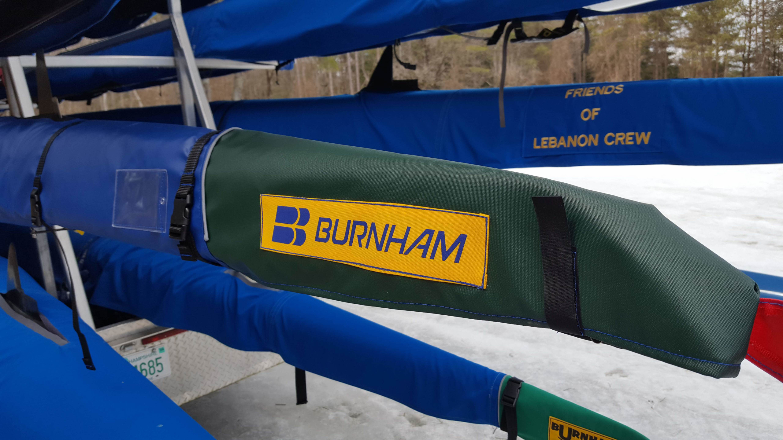 Rowing Shell Covers - Singles - Strap and Buckle - Burnham