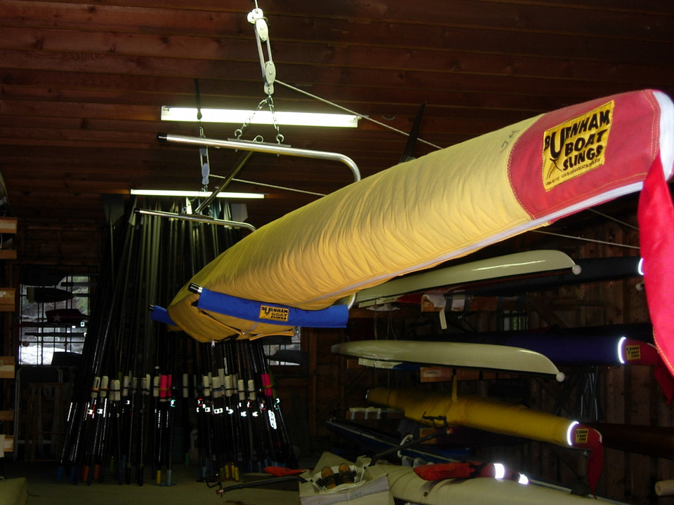 Hanging Rack System with Pulley Hoist - Burnham