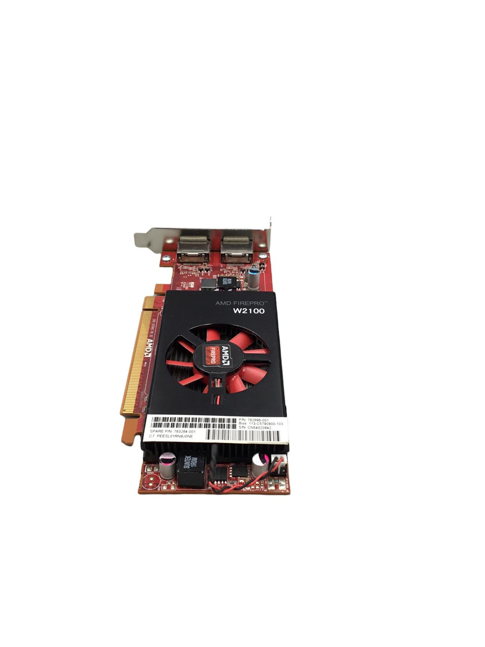 AMD FirePro W2100 2GB GDDR3 PCIe Low Profile Video Graphics Card 763264 ...