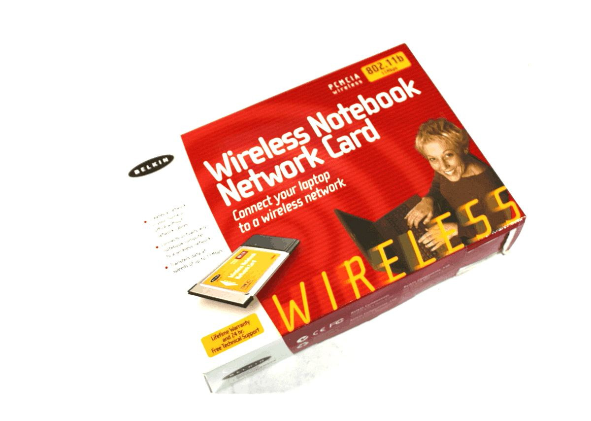 Belkin Notebook Wireless Card Laptop NEW 802.11b