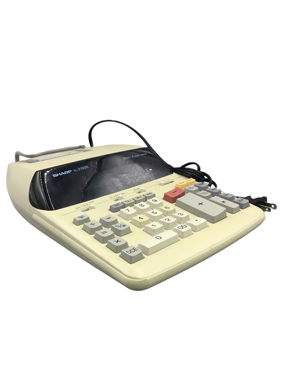 Sharp 12 Digit Commercial Printing Calculator EL-2192R
