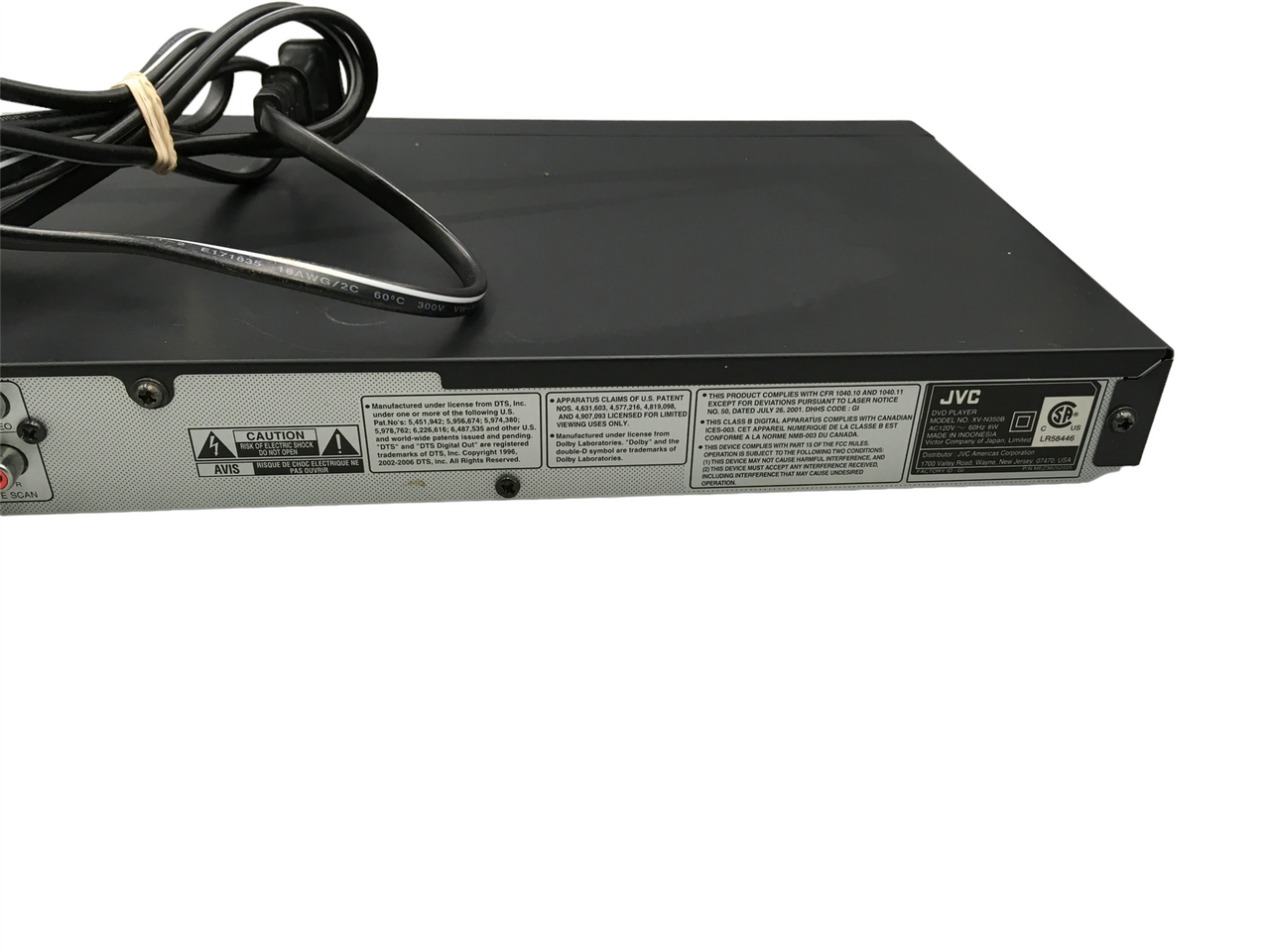 JVC XV-N350 DVD Player Super VCD CD Dolby Digital Player