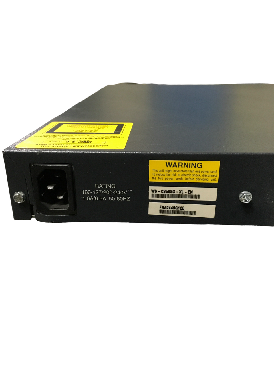 Cisco Catalyst 3500 Series XL WS-C3508G-XL-EN 8-Port Gigabit Managed