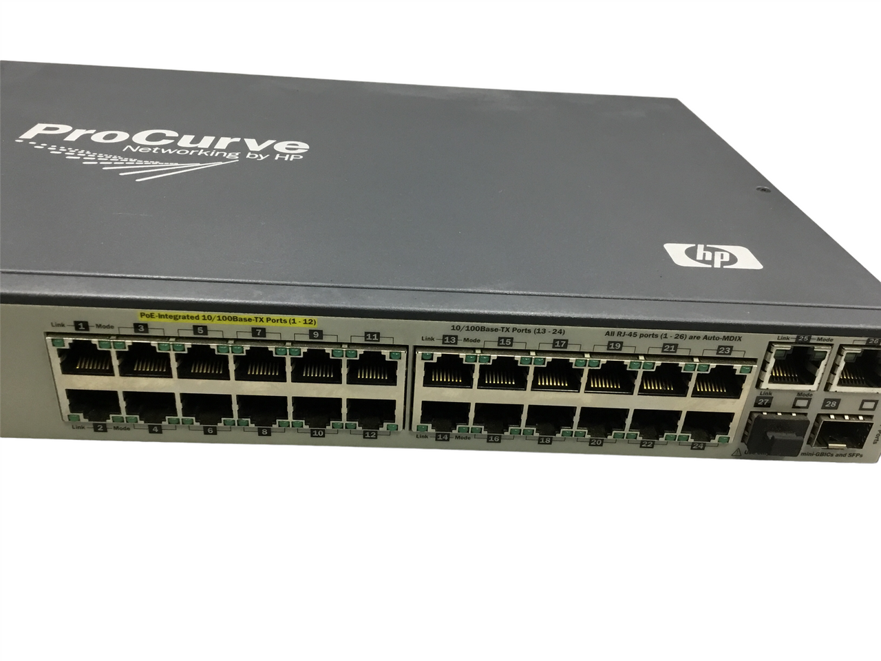 HP Procurve Switch 2610-24/12PWR POE 24-Port Switch J9086A 10/100