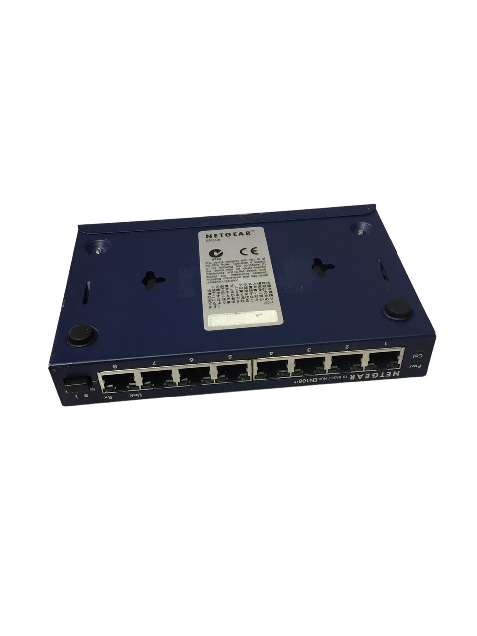 NETGEAR EN108TP 10BASE-T Ethernet Eight Port Hub EN108TP