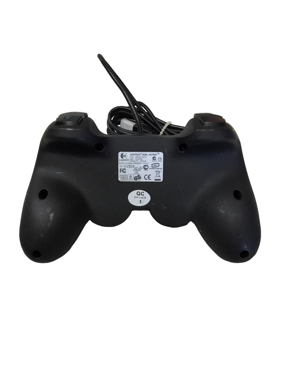 LOGITECH USB GAME CONTROLLER JOYSTICK 863247-0010 G-UF13A DUAL ACTION