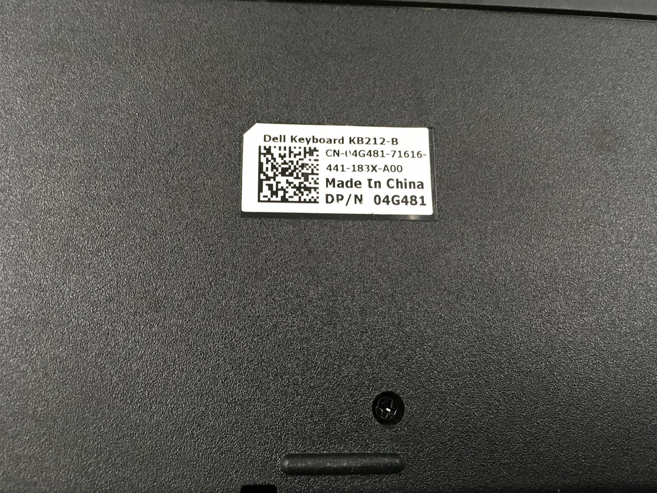 Dell KB212-B 04G481 USB Quiet Key Keyboard - Black