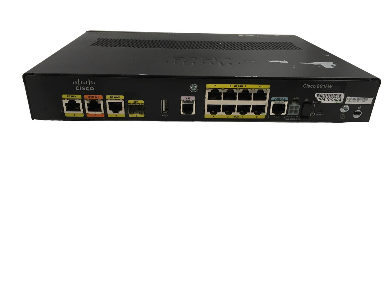 Cisco 891F Gigabit Integrated Services Router C891F-K9 V01 - NO POWER ...
