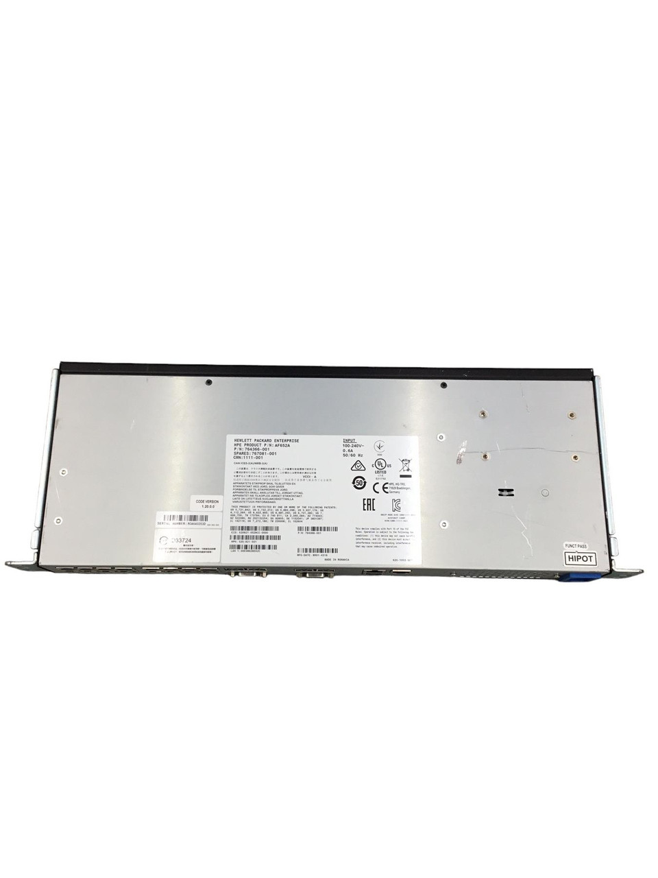 HP AF652A 16 Port KVM Console Switch 764366-001