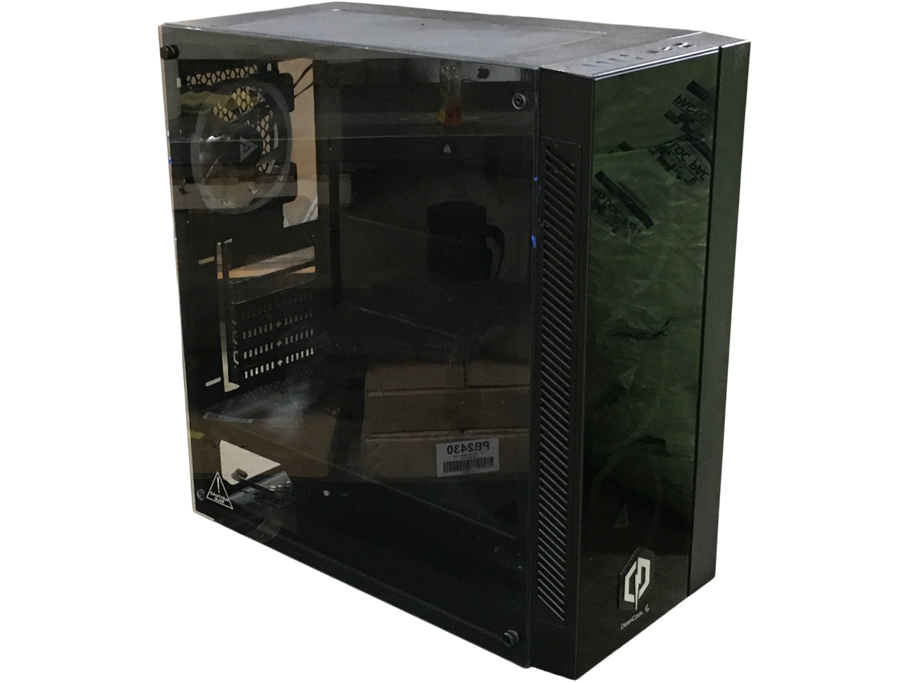 Cyberpower PC C Series Computer Case, w/Fans, Black & Glass ET8680-14681