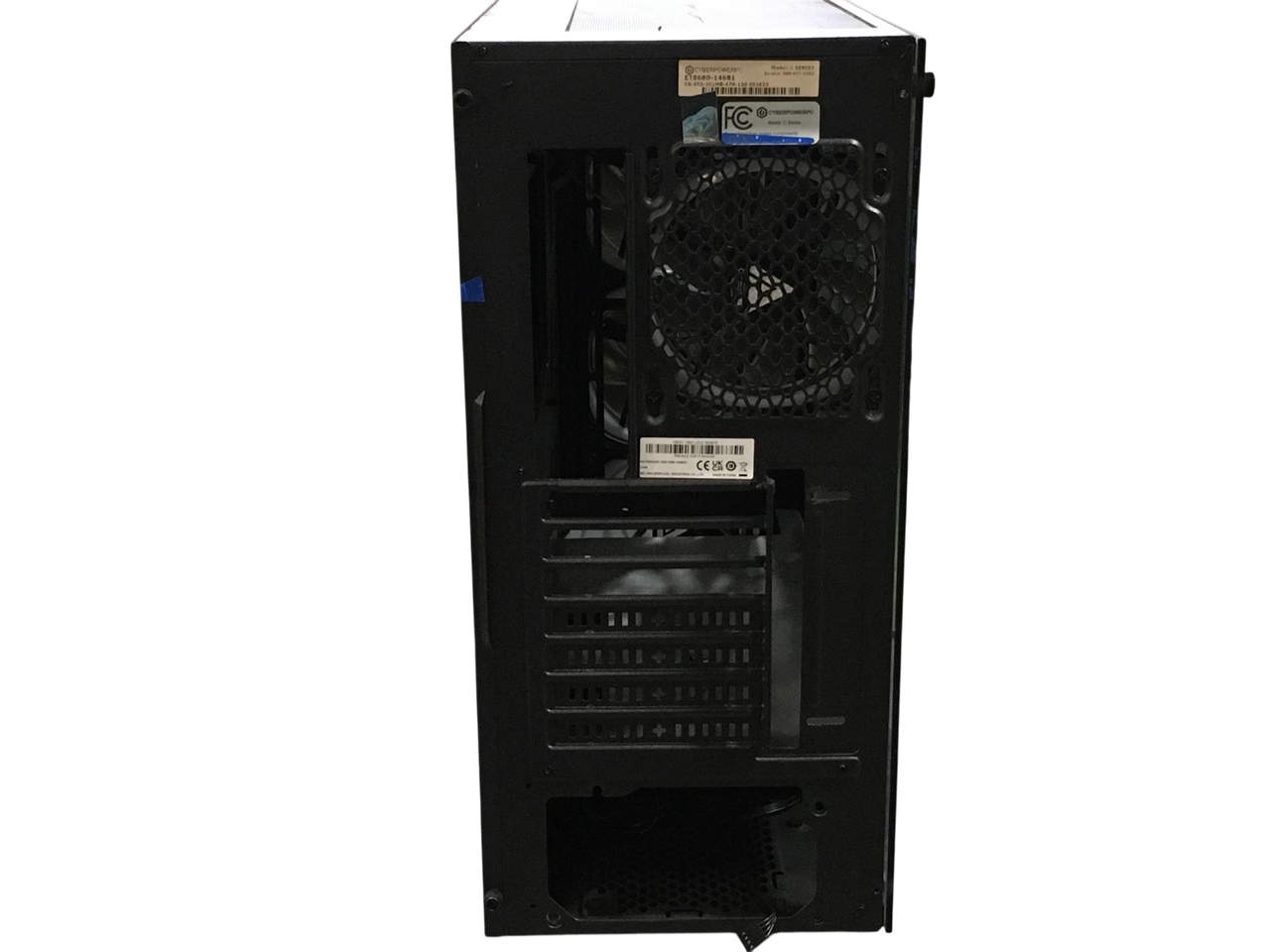 Cyberpower PC C Series Computer Case, w/Fans, Black & Glass ET8680-14681