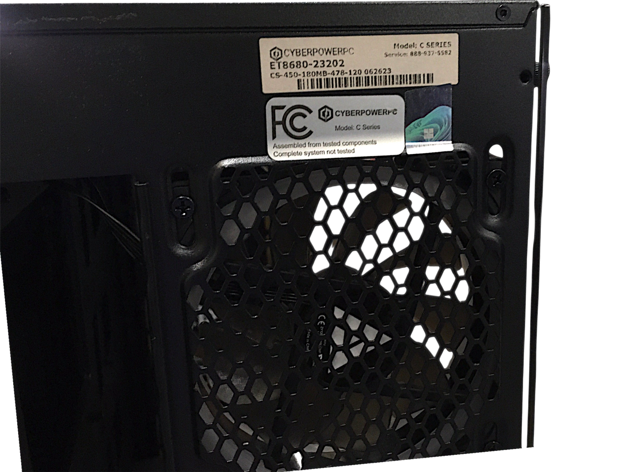 Cyberpower PCC-Series Computer Case, W/Fans, ET8680-23202,CS-450-180MB ...