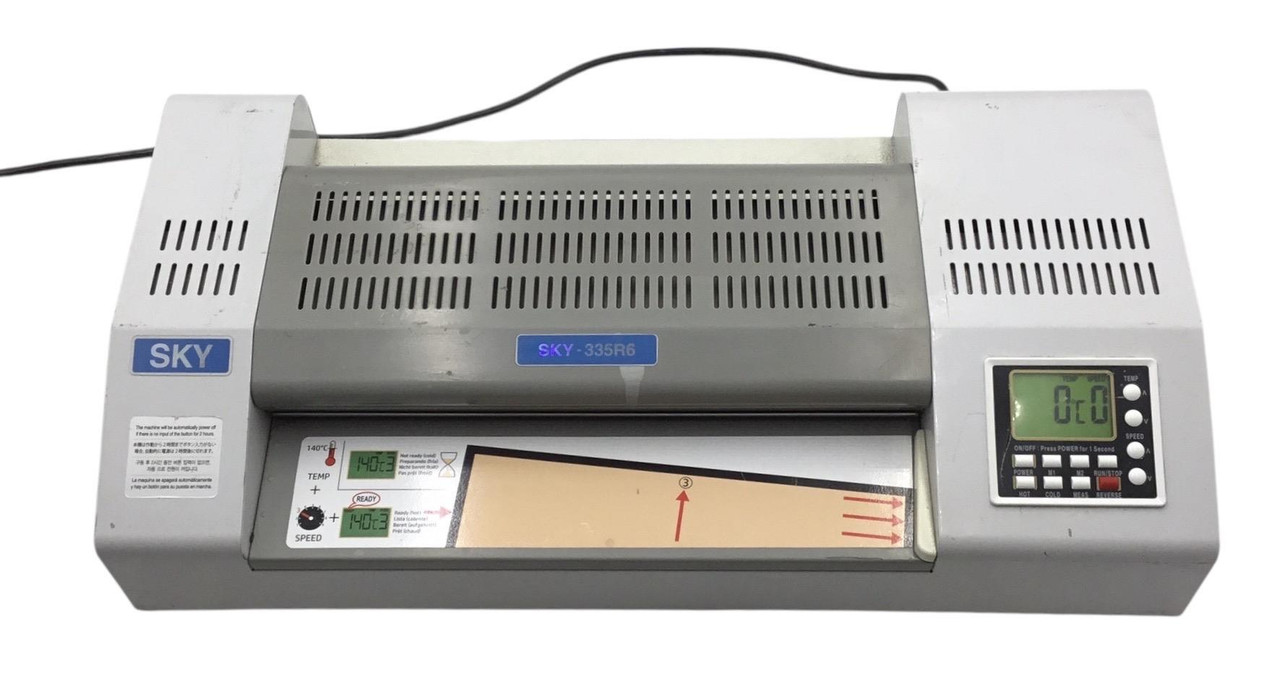 SKY-DSB Co. SKY-335R6 Pouch Laminator 100-120V 12" Max Width 2.5mm Stack