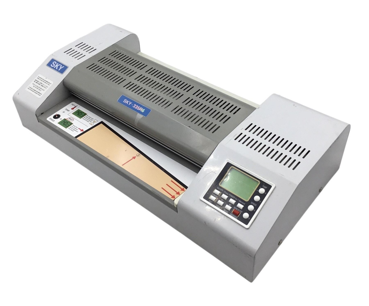 SKY-DSB Co. SKY-335R6 Pouch Laminator 100-120V 12" Max Width 2.5mm Stack