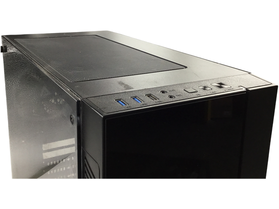 Cyberpower PC C Series Computer Case, w/Fans, Black & Glass ET8680-19112