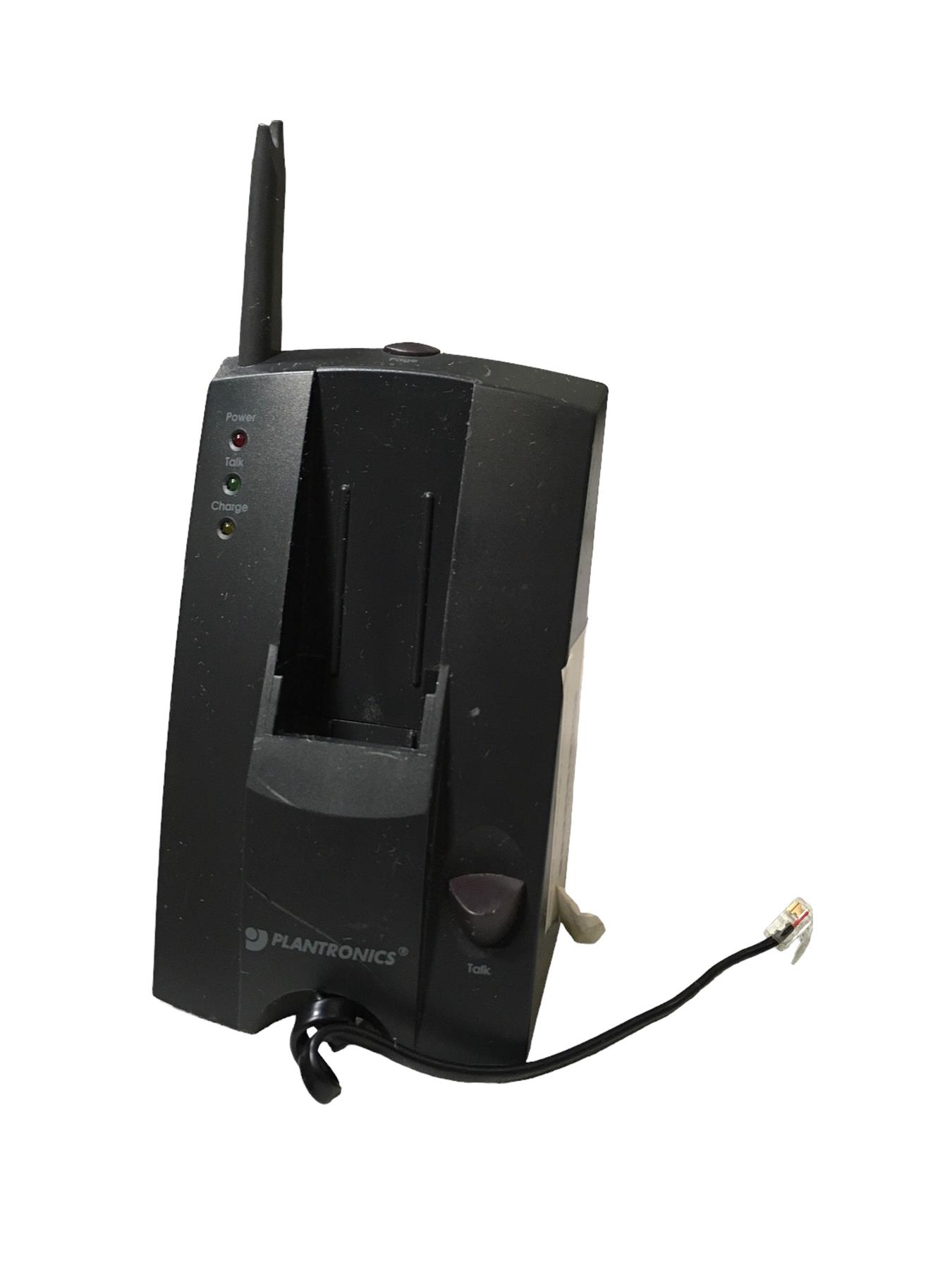 Plantronics CA10 HAC Tel Wireless Headset Amplifier System Base, Stand ...