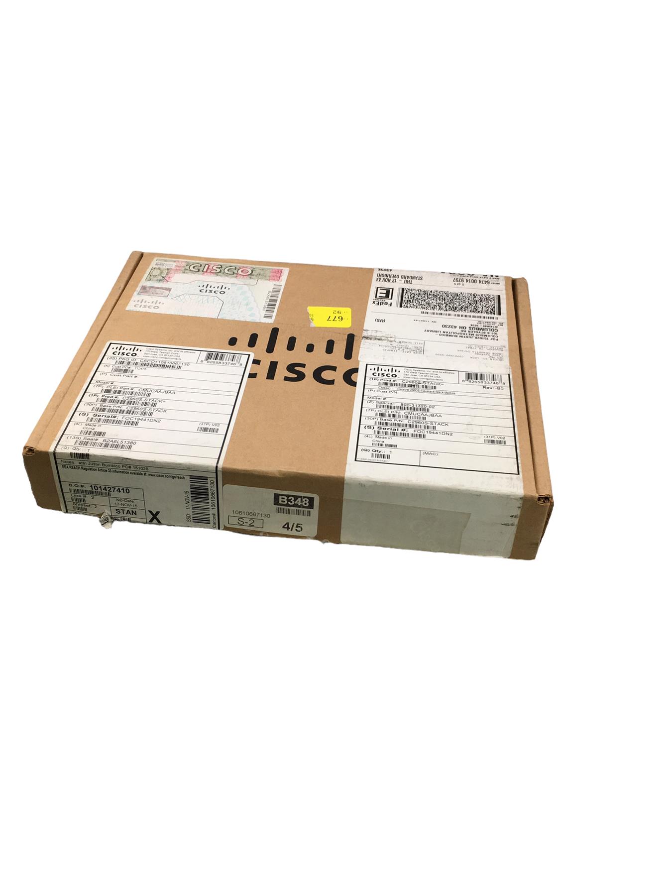 Cisco Catalyst 2960S Series FlexStack Network Stacking Module C2960S ...