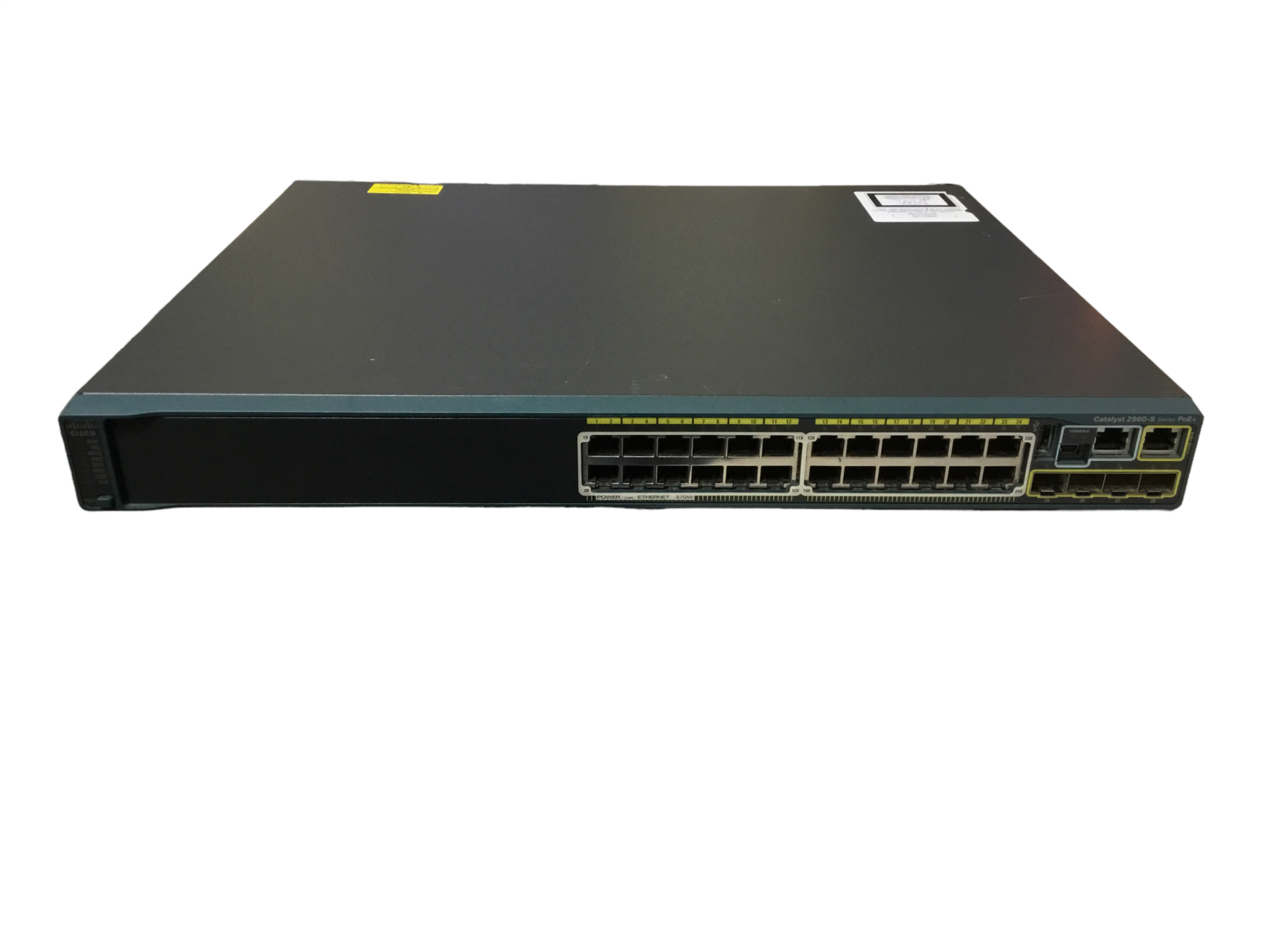 CISCO Catalyst 2960-S 24 Port POE+ Switch WS-C2960S-24PS-L