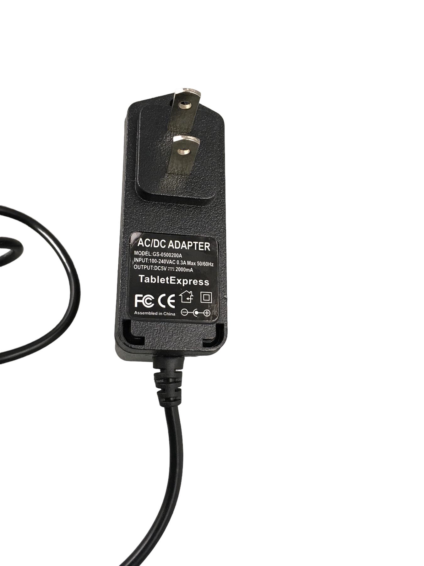 AC/DC ADAPTER GS-0500200A, DC5V 2000mA
