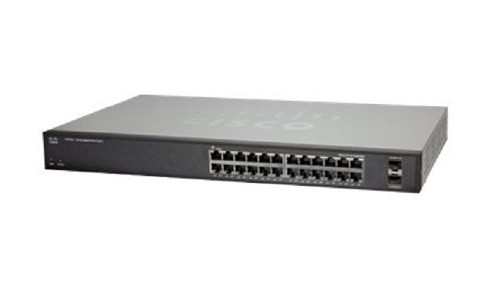 SLM2024T-NA Cisco SG200-26 Small Business Smart Switch, 24 Gigabit/2 ...