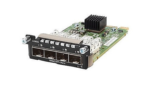JL083A HP Aruba 2930M/3810M SFP+ Expansion Module, 4-port (New)