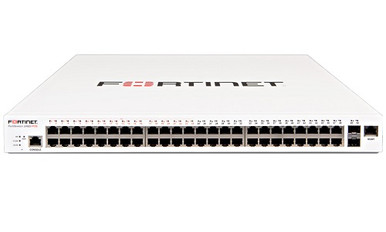 FS-248E-POE Fortinet FortiSwitch 248E Switch, 48 Port GE RJ45 PoE+, 4x ...