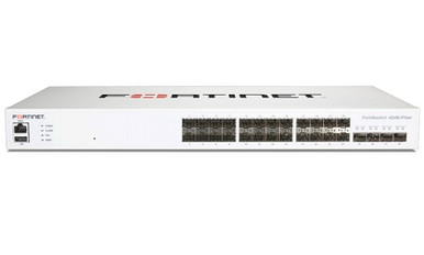 FS-424E-FIBER Fortinet FortiSwitch 424E Switch, 24 Port GE SFP, 4x 10GE ...
