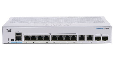 CBS250-8T-E-2G-NA Cisco Business 250 Smart Switch, 8 Port, w/Combo ...