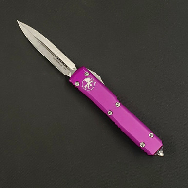 Microtech Ultratech D/E Stonewash Violet 122-10VI - Blademan's Knife Shop