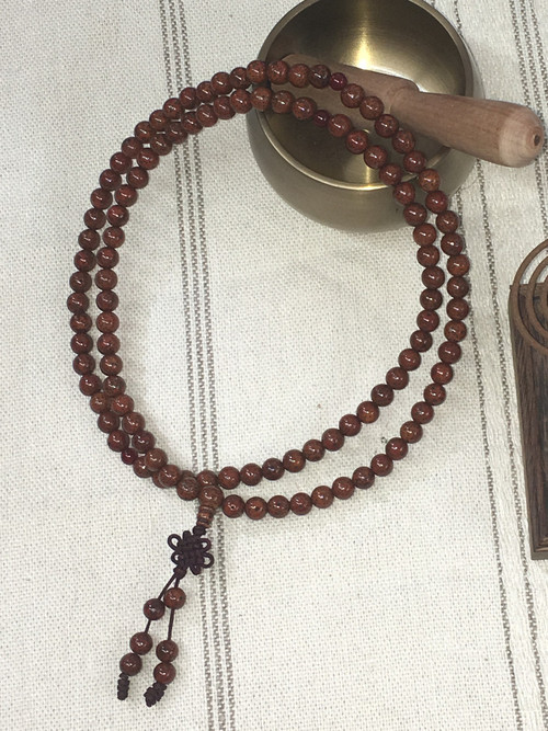 Stars & Moon Bodhi Seed Mala 108 beads