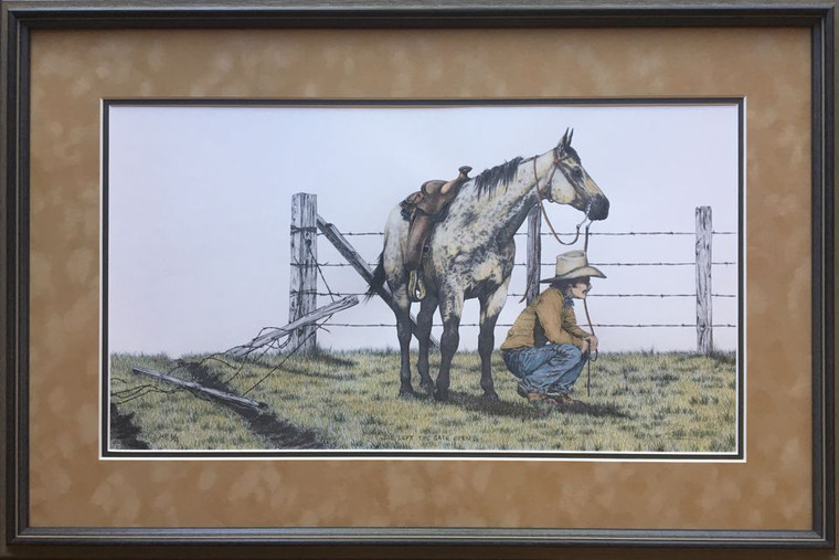 "Who Left the Gate Open?" Full Colour Print | Bernie Brown Art ...