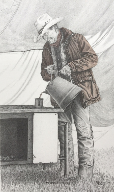 "Morning Coffee" Limited Edition Print | Bernie Brown Art | Wildlife ...