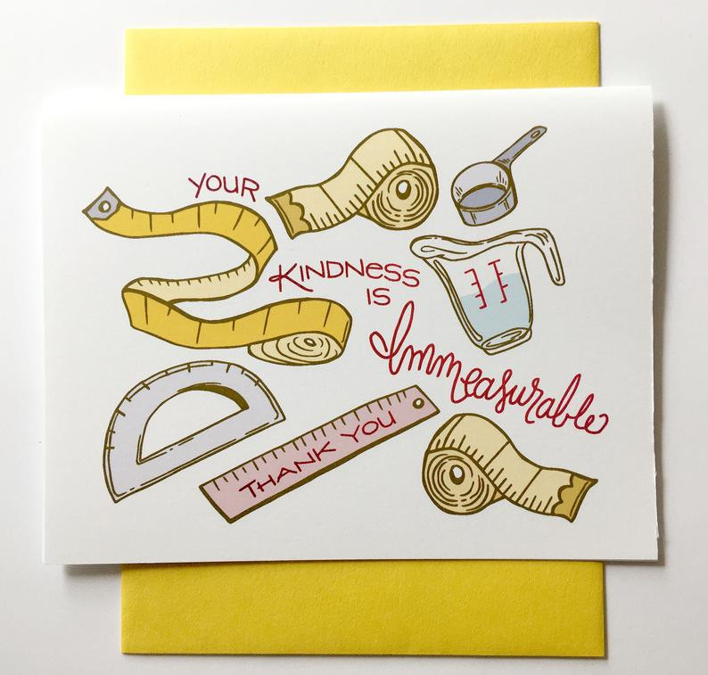 Kindness Is Immeasurable Card - Midwest Nice