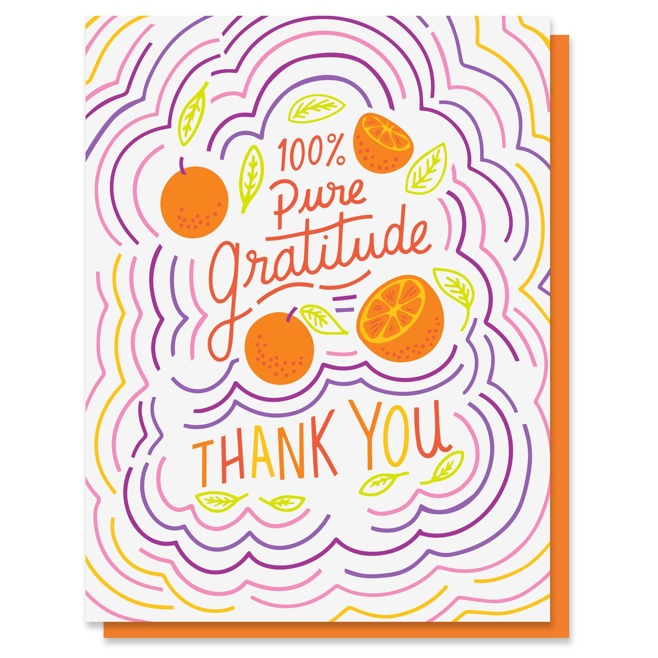 Pure Gratitude Card Thank You Card - Midwest Nice