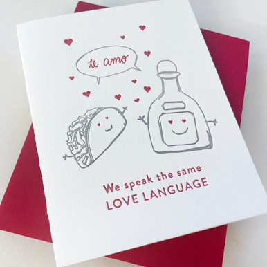 Taco Love Language Card - Midwest Nice